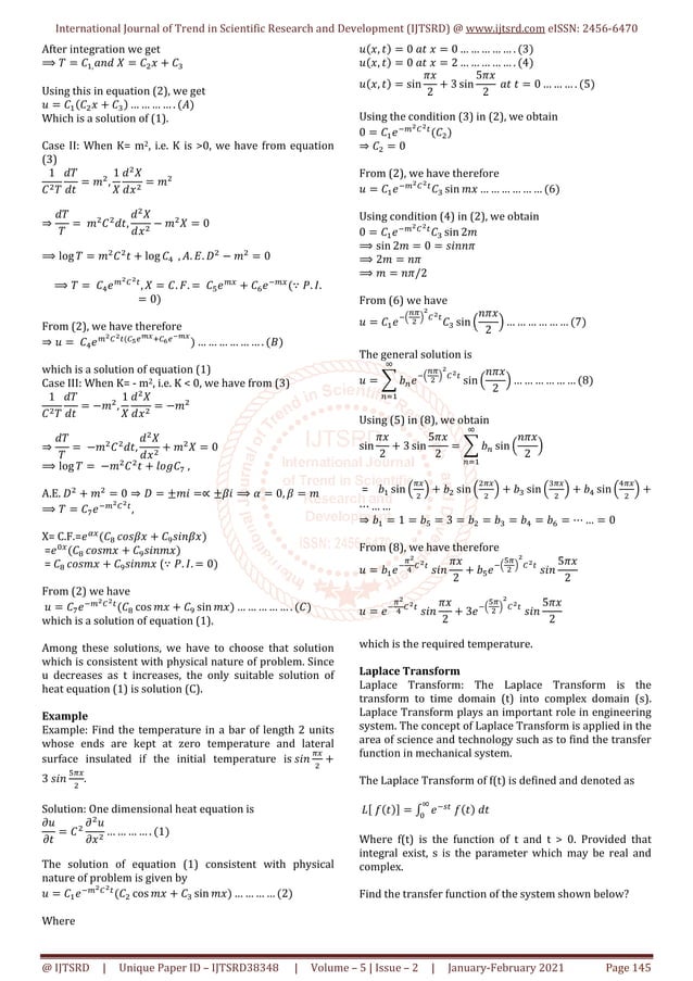 Application of Mathematics in Mechanical Engineering | PDF