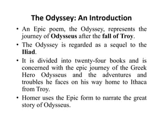 Homer's The Odyssey-Part-1 | PDF