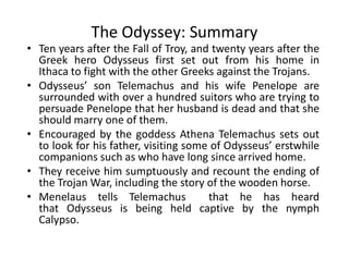 Homer's The Odyssey-Part-1 | PDF