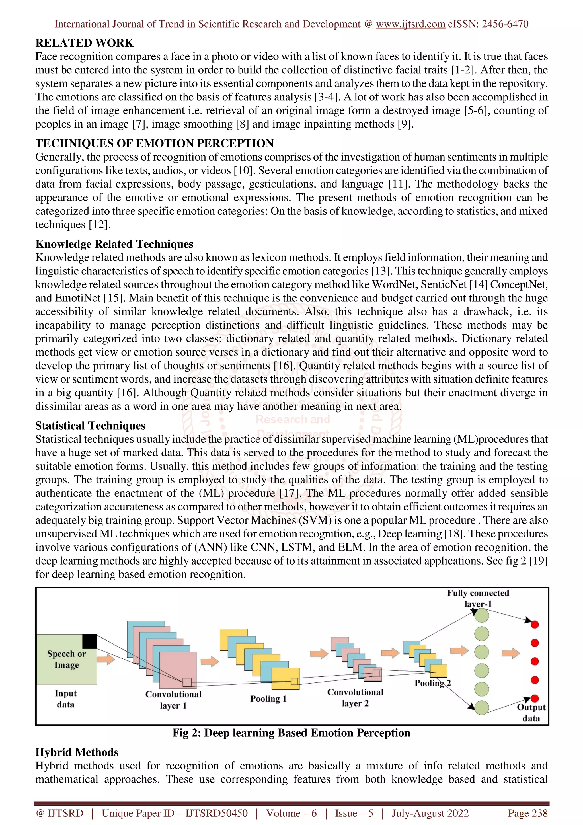 A Study on Face Expression Observation Systems | PDF