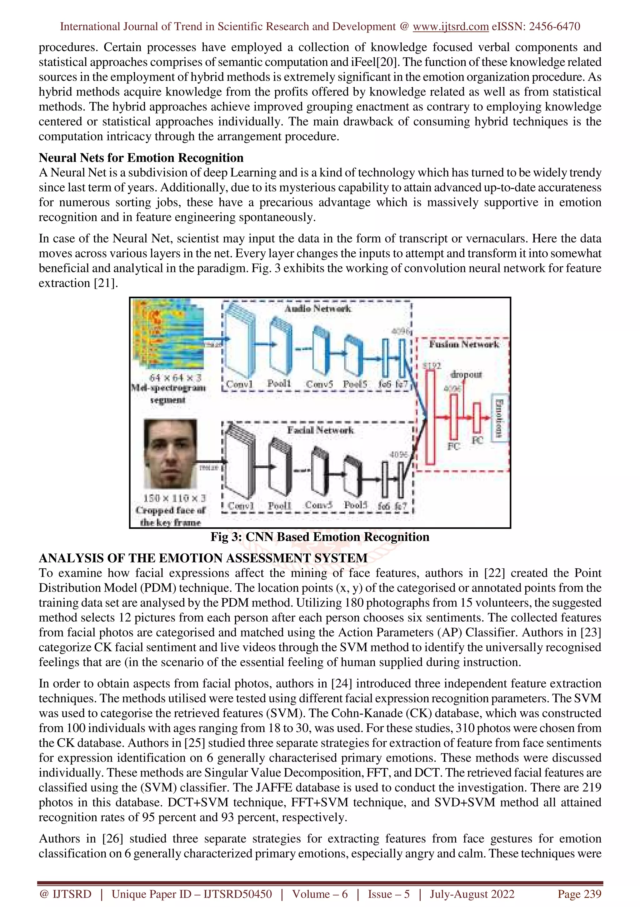 A Study on Face Expression Observation Systems | PDF