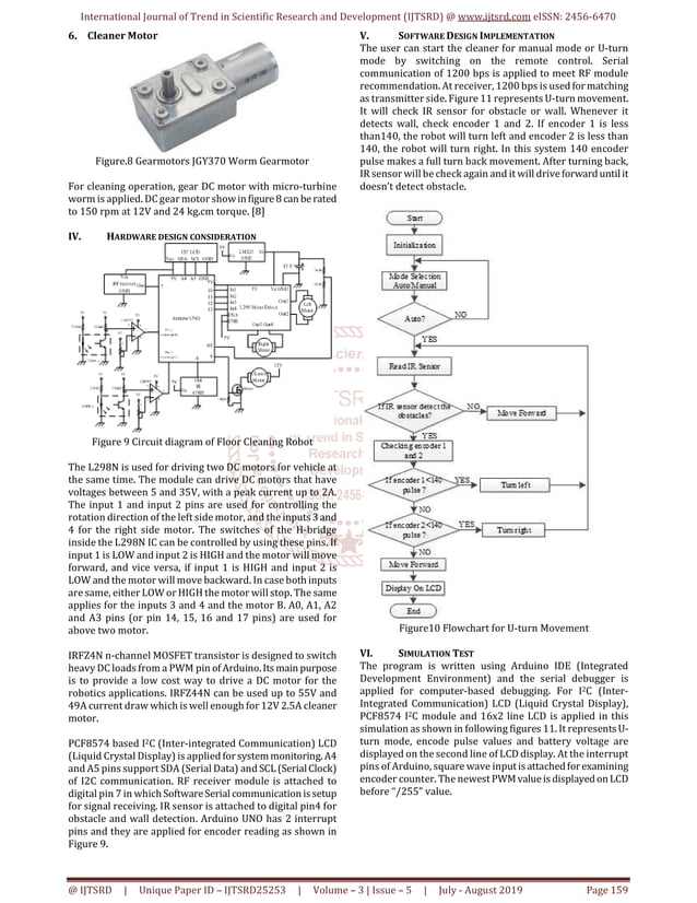 Automatic Floor Cleaning Robot using Encoder | PDF