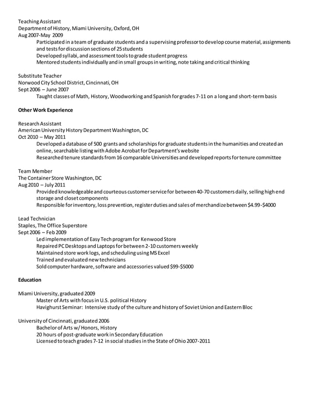 PB Teaching Resume | DOCX | Educational Assessment | Education