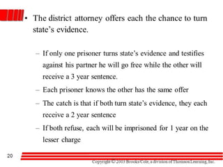 Game theory lecture slides - definition, classification | PPT