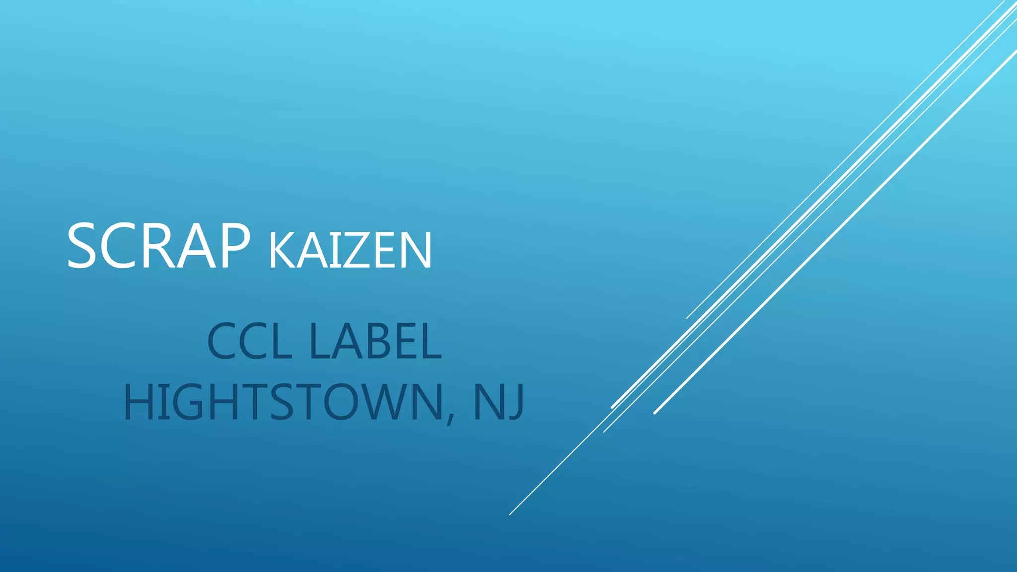SCRAP KAIZEN | PPTX