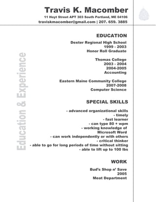 travis_resume | PDF