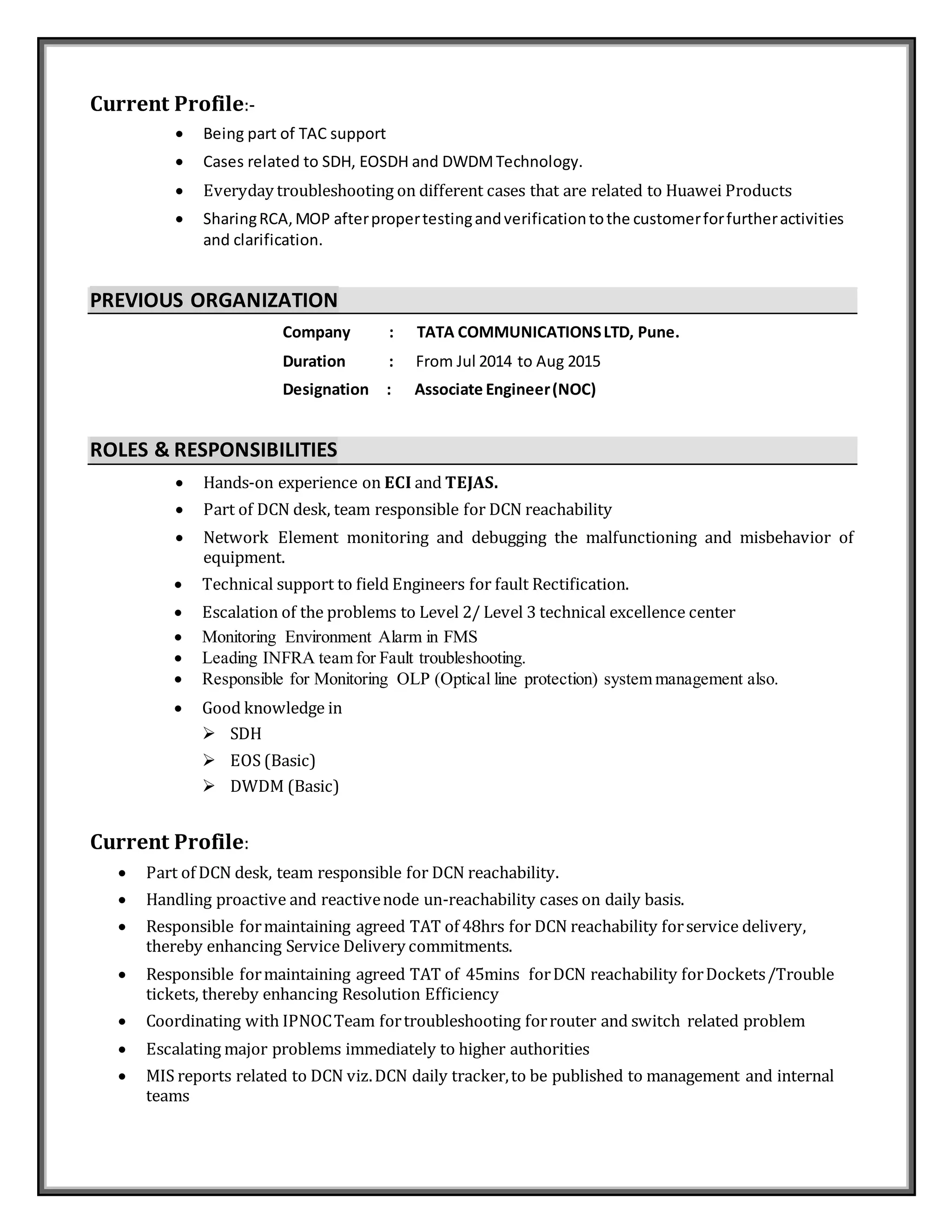 mrityunjay mishra resume | DOCX