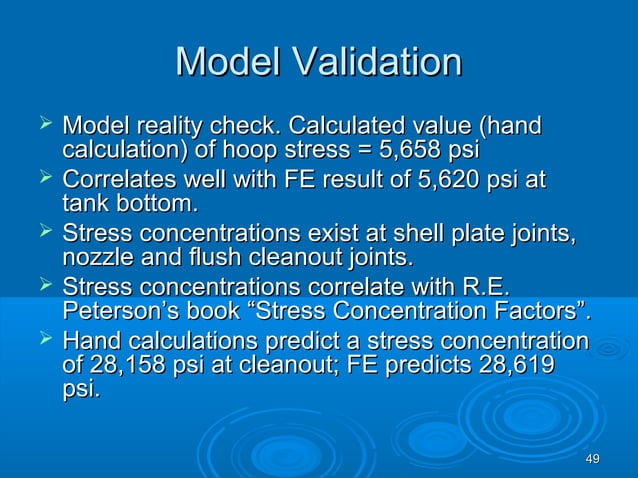 API 12F Shop Welded Tank Pressure Analysis | PPT