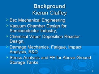 API 12F Shop Welded Tank Pressure Analysis | PPT