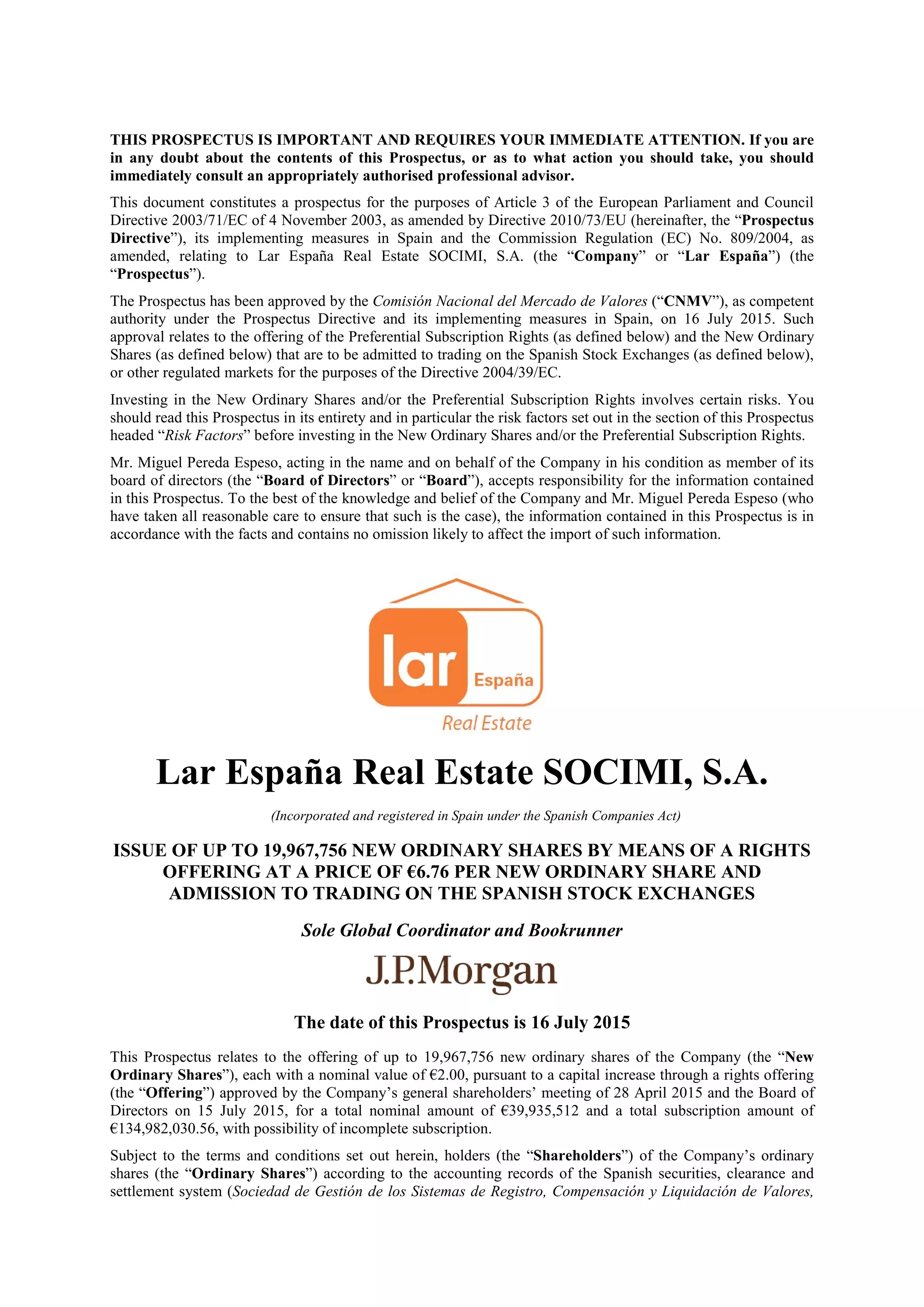 Prospectus-Capital-Increase | PDF