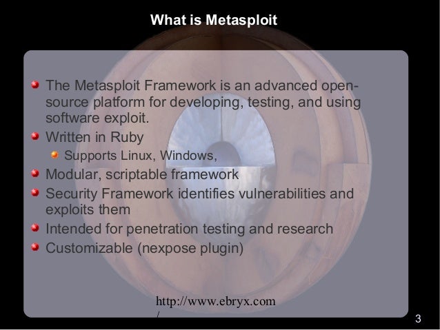 Metasploit Toi Ebryx Pvt Ltd