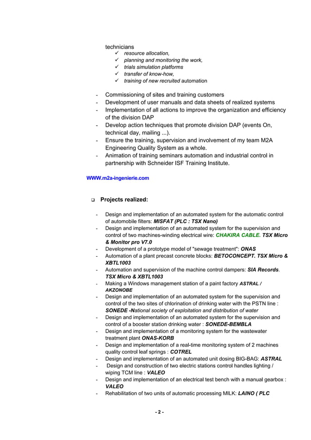 CV Hatem BETTAIEB EN | PDF