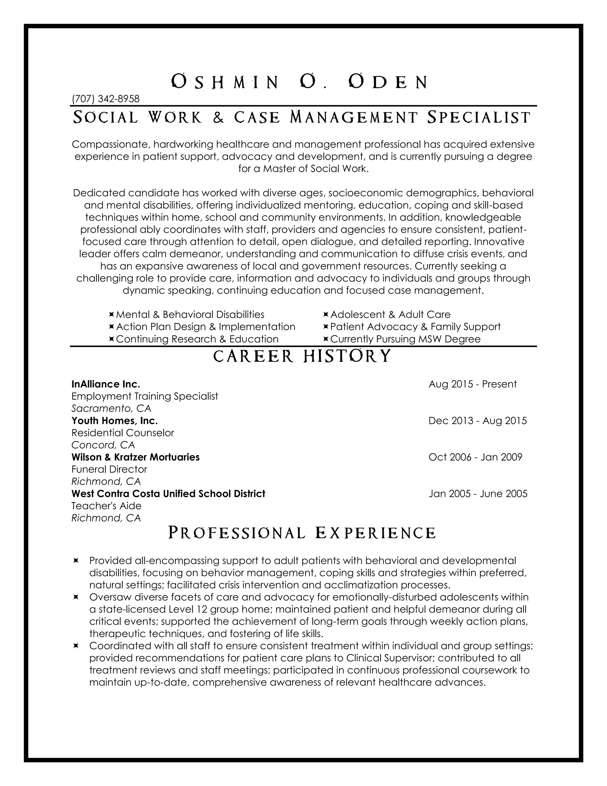 Oshmin Oden Resume 2-23 | PDF