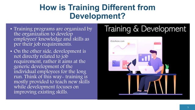 Training vs. Development | PPTX