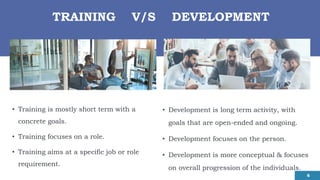 Training vs. Development | PPTX