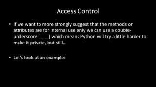 Python: Access Control | PPT
