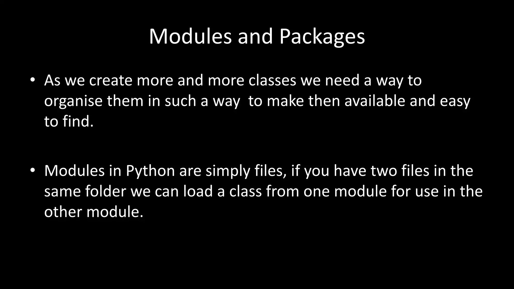 Python Modules And Packages Ppt