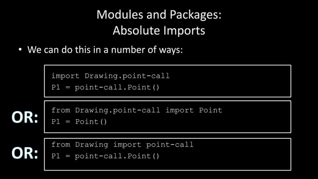 Python Modules And Packages Pptx Programming Languages Computing