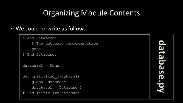 Python Modules And Packages Pptx Programming Languages Computing