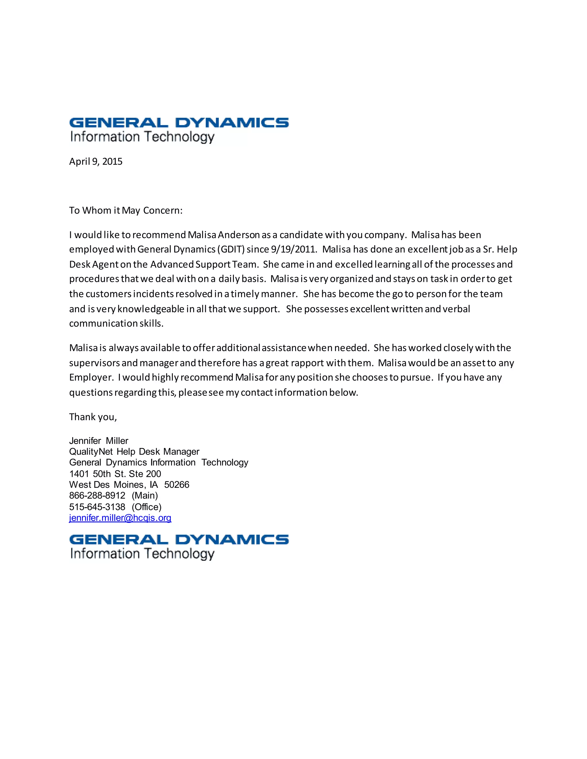 Malisa Anderson Letter of Recommendation GDIT.pdf