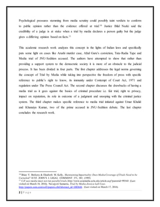 Trial By Media | DOCX