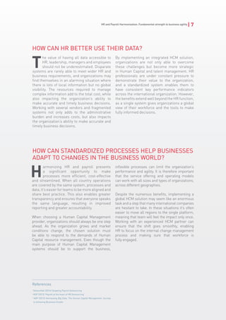 EN_HCM_EO2_HR and Payroll Harmonization - fundamental strength to ...