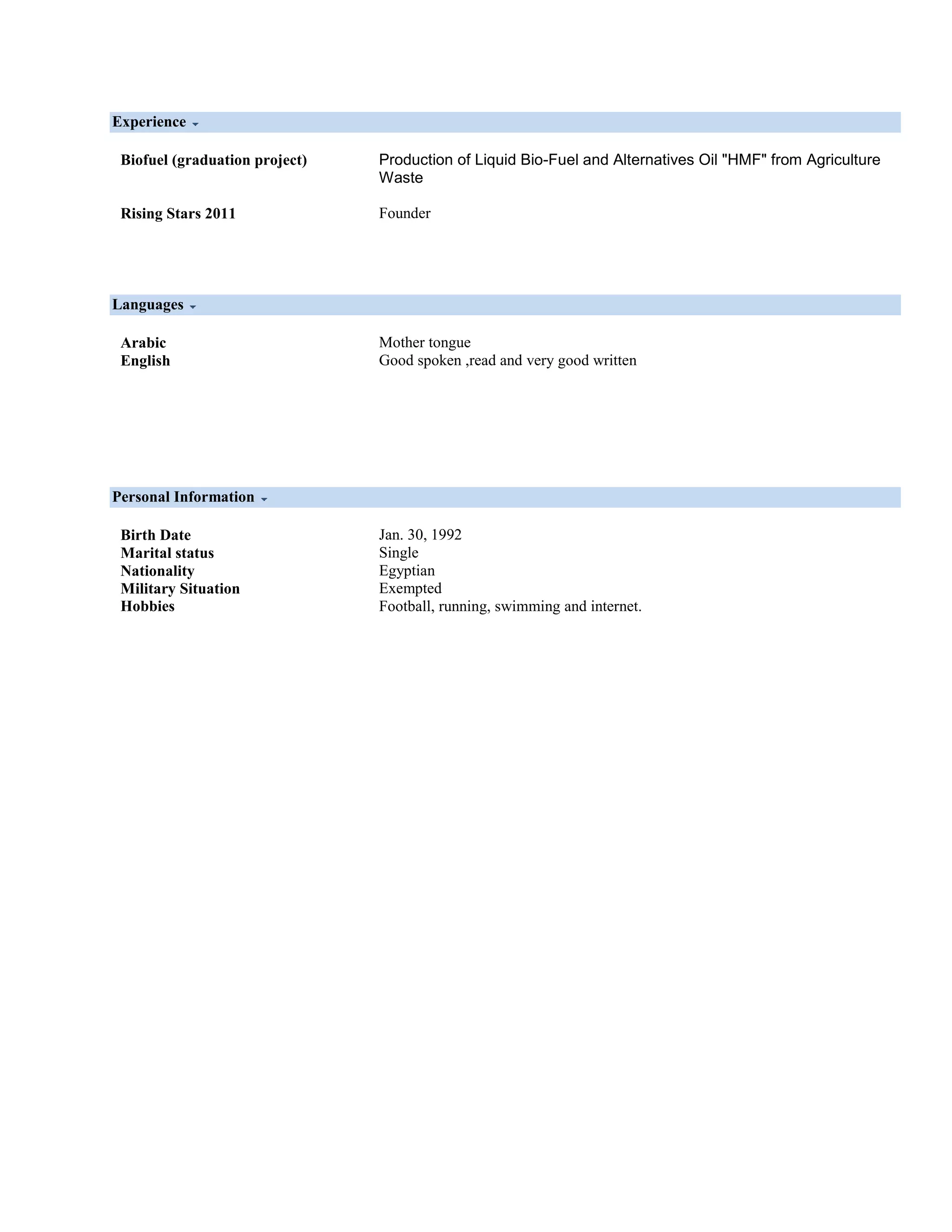 Ayman Mohamed Reda Cv | PDF