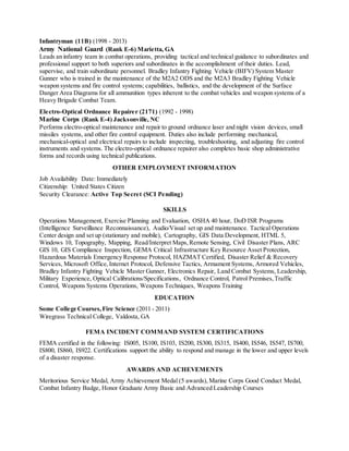 Cliff H Boutwell Resume 2015 OPS | DOCX