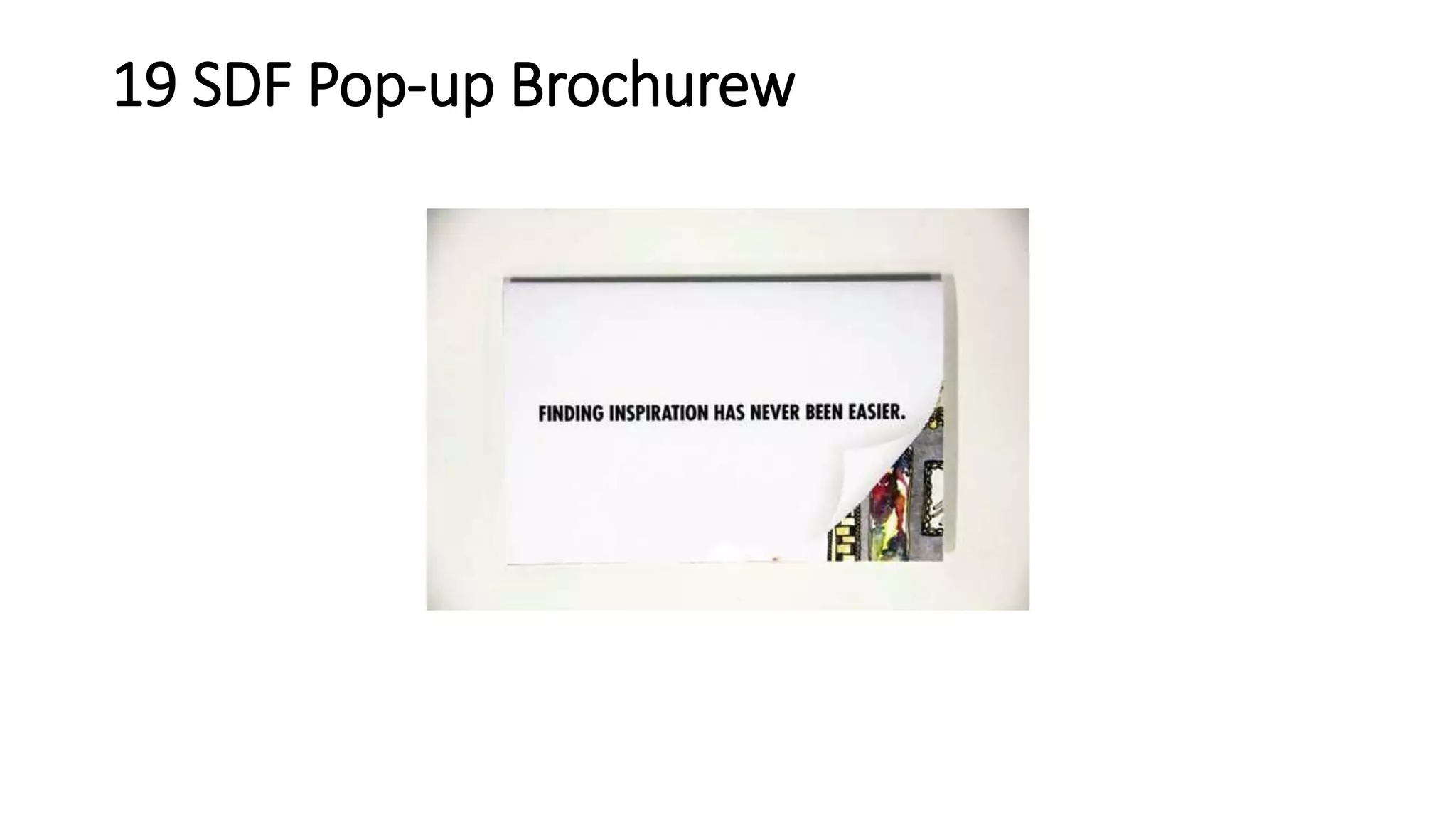 27 contoh desain brosur pop up sebagai corporate | PPTX