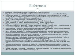 Concussion treatment | PPTX