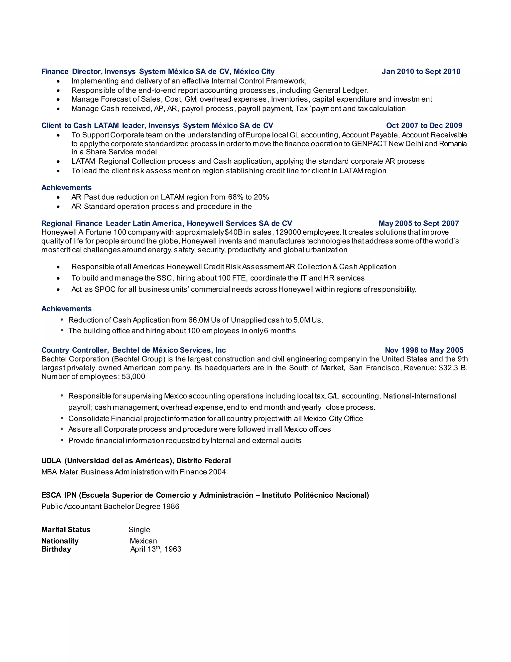 RESUME RAMON REYES MEDINA | DOCX | Business Accounting & Finance | Business