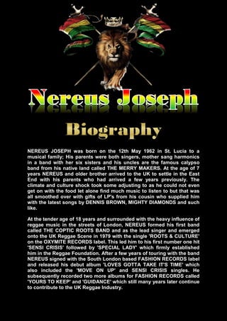 NEREUS JOSEPH PRESS KIT | PDF