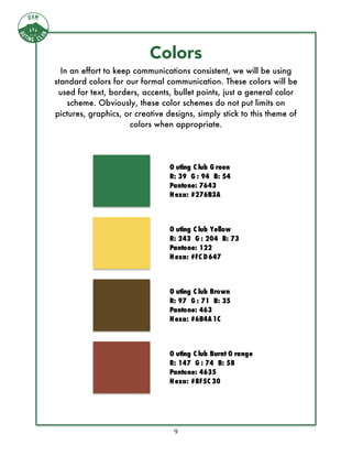 OC Brand Identity Guide | PDF