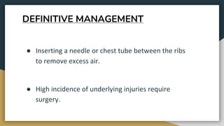Open pneumothorax | PPTX