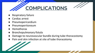 Open pneumothorax | PPTX