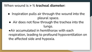 Open pneumothorax | PPTX