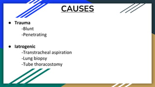 Open pneumothorax | PPTX