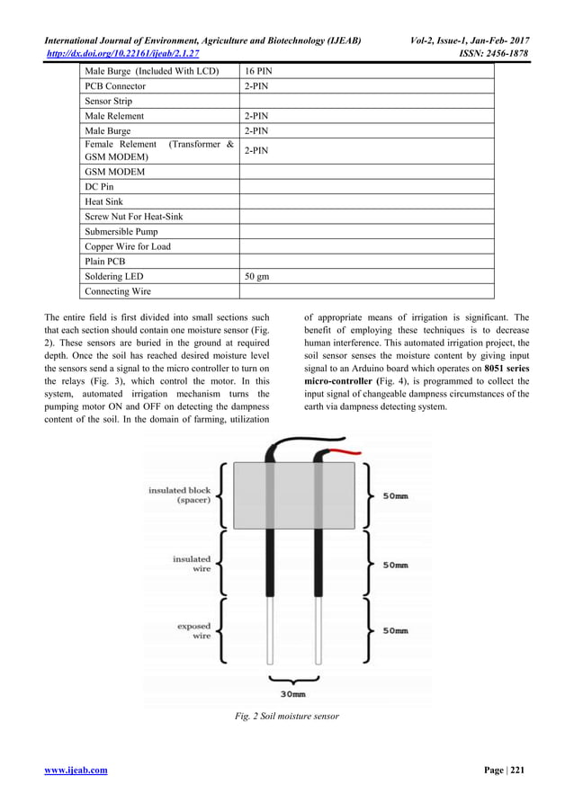 development of smart automated irrigation system | PDF | Agriculture | Industries