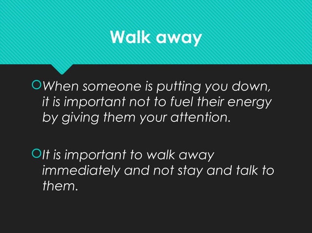 Do not pay attention to negative people | PPT