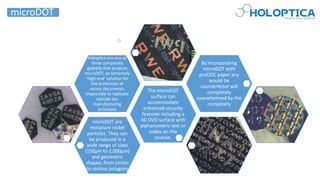 Holoptica Group Presentation | PDF