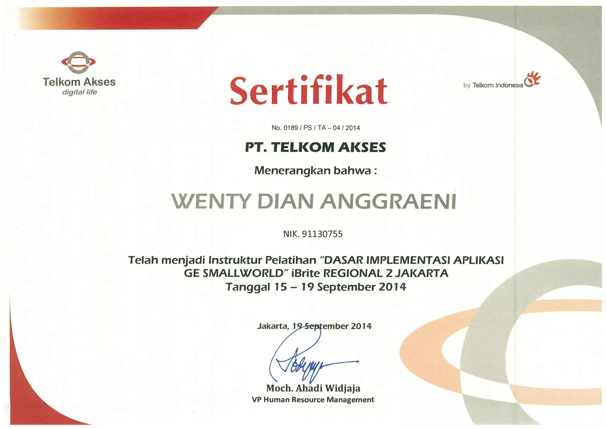 Trainer Certificate Pdf