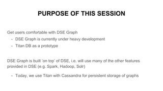 GRAPH 101- GETTING STARTED WITH TITAN AND CASSANDRA | PPT