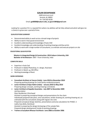 Gauri Resume+Portfolio | PDF