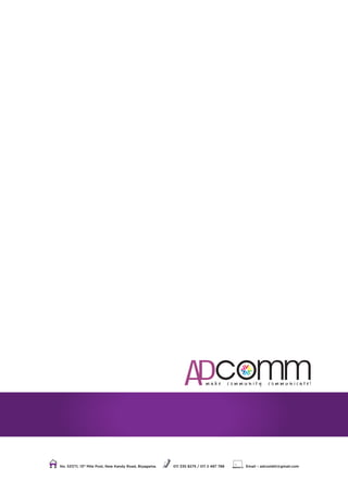 Adcom Profile | PDF