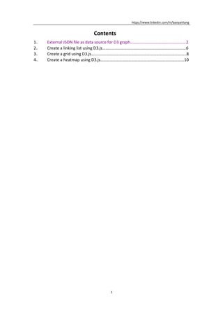 Create Graph and Grid Using D3 Library | PDF