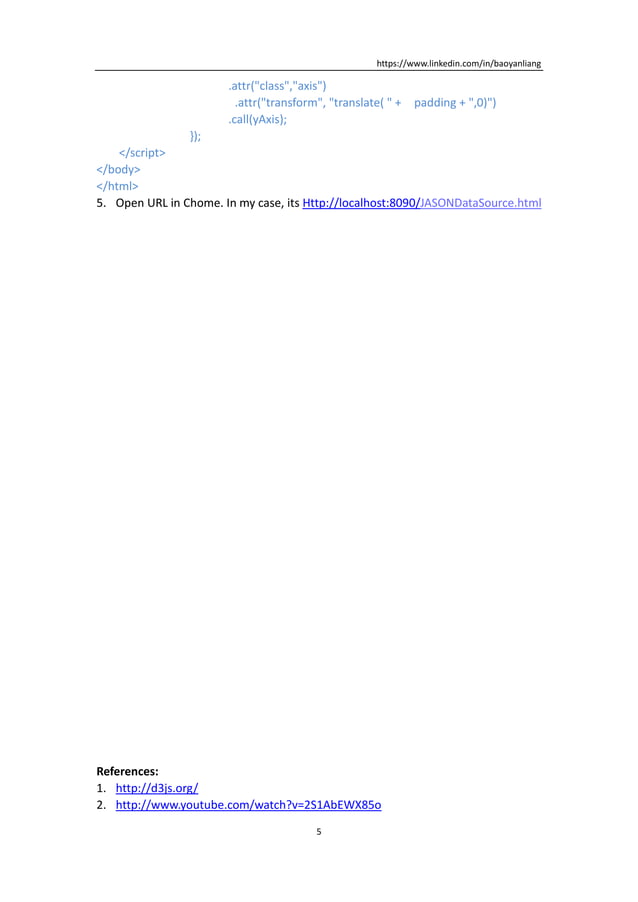 Create Graph and Grid Using D3 Library | PDF