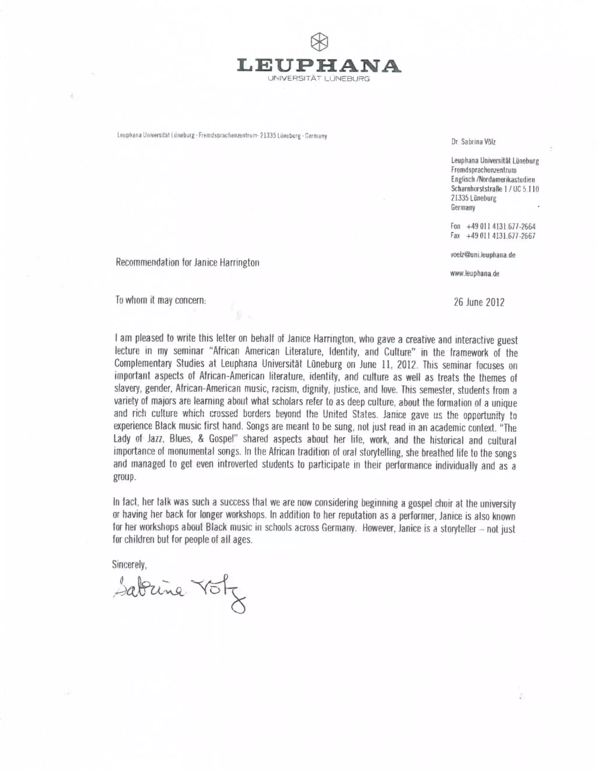 University Letter | PDF