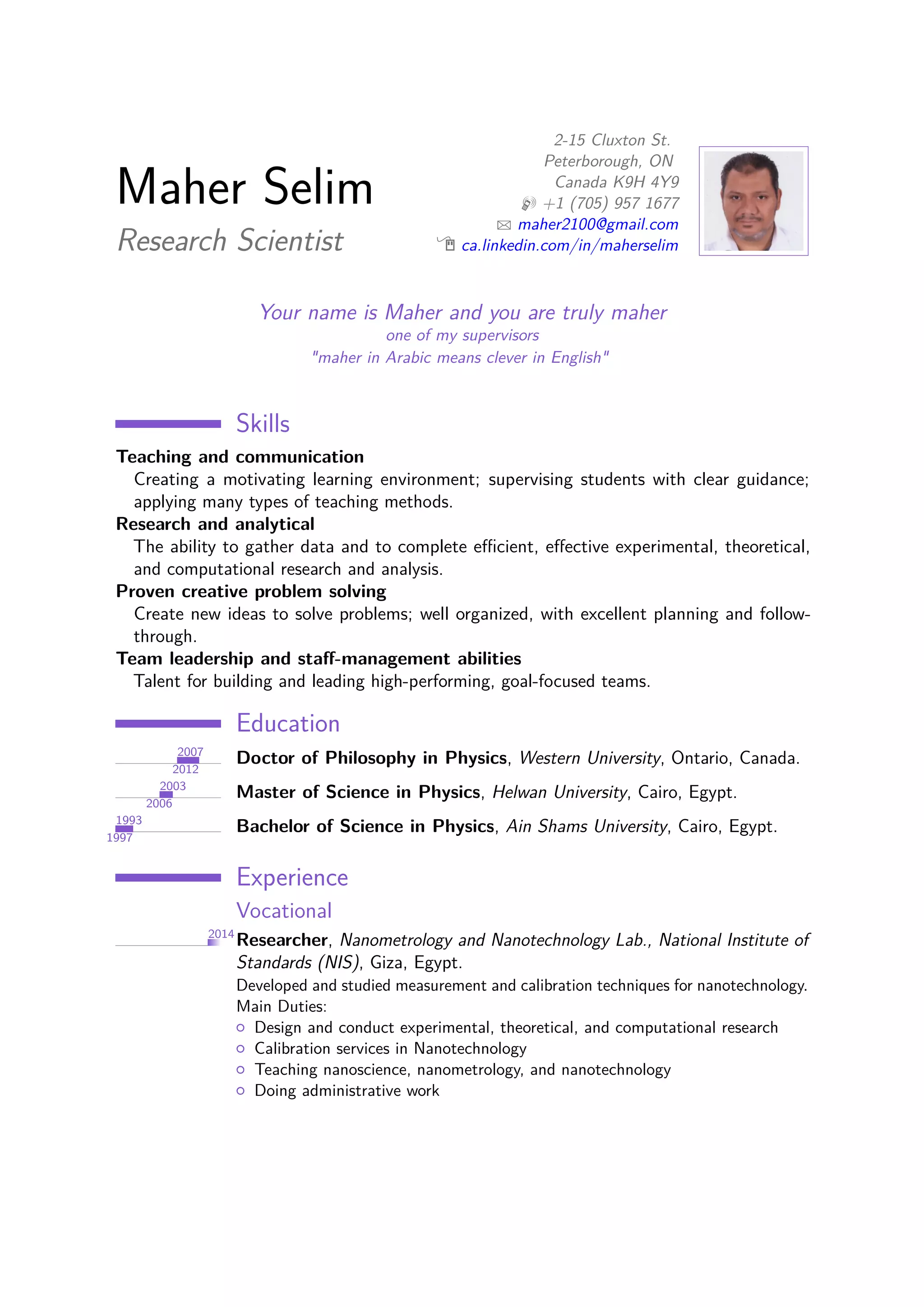 Maher_Selim_Researcher_CV | PDF