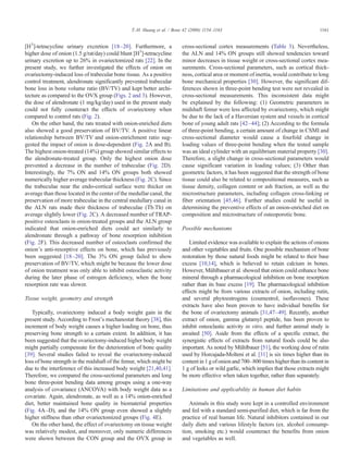 Onion decreases the ovariectomy-induced osteopenia in young adult rats ...