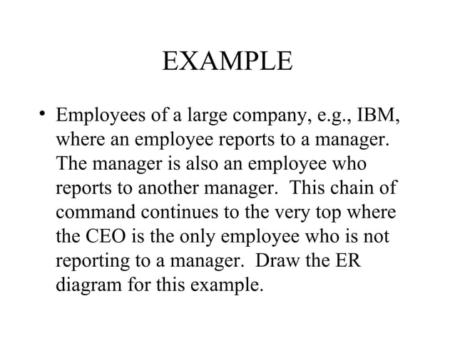 enhanced er diagram | PPT